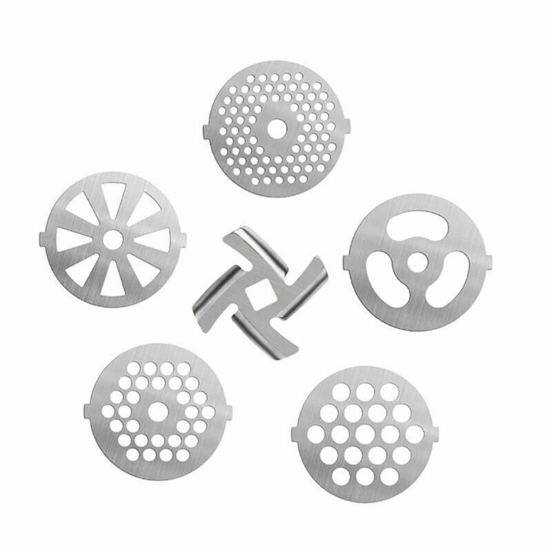 55mm Meat Grinder Mincer Hole Plate Shredder Disc Blade Stainless Steel ...
