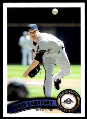 2011 Topps #92 Chris Narveson Milwaukee Brewers | eBay