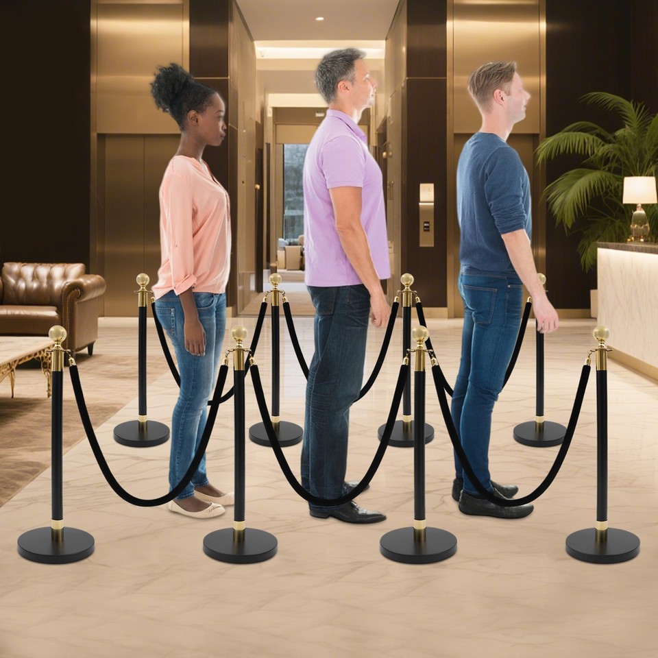 Stanchion Posts, Crowd Control Barriers, Stanchion Post with Ball Top ...