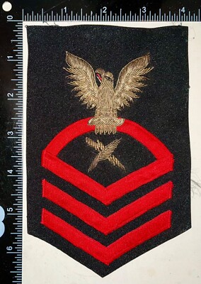 USN Navy Cryptologic Technician Chief Petty Officer BULLION Rate Patch ...