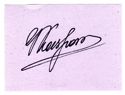 Garry Kasparov Chess Champion Grand Master Hand Signed Autograph 3.75x5 ...