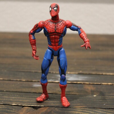 Marvel Legends McFarlane Spiderman 6” Action Figure Toybiz 2001 Missing ...