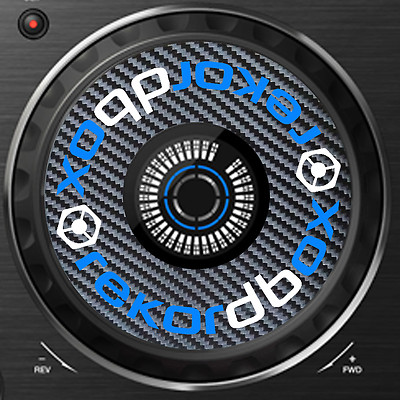 PIONEER REKORDBOX CARBON FIBRE XDJ RX / RX2 JOG / SLIPMAT GRAPHICS ...