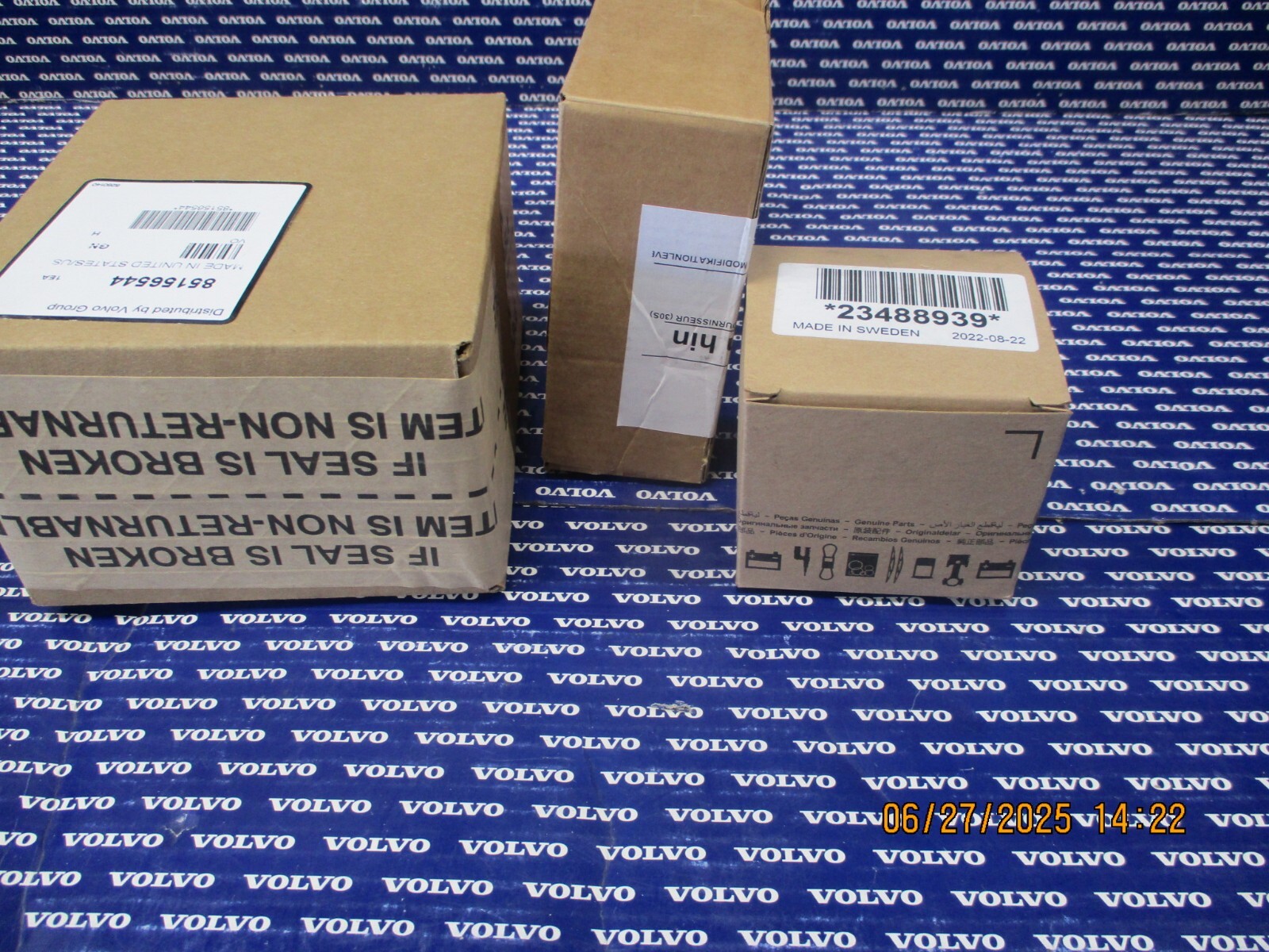 Genuine OEM Volvo D13 2017-22 EPRV PLUG REMOVAL KIT, F2 COMMON RAIL set ...