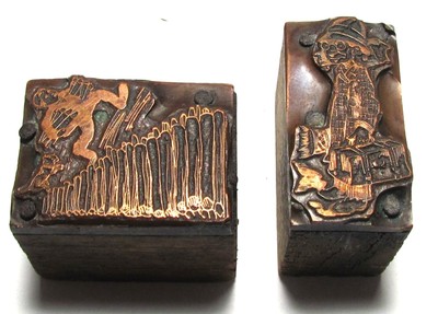 Binding, Embossing & Printing - Antique Copper Printing Plates