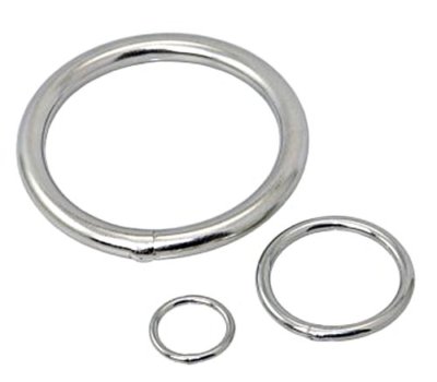 Stainless Steel Round Ring 4mm x 25mm Diameter X10 pcs | eBay