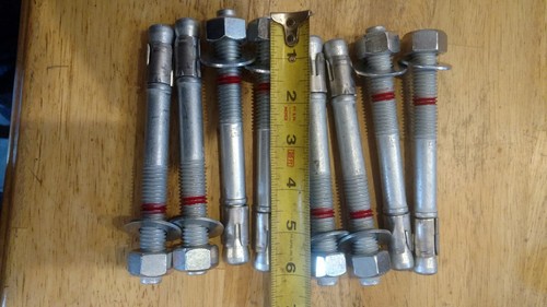 Hilti KWIK BOLT KB-TZ Concrete Wedge Stud Anchor 3/4in x 6in Box Of 8 ...