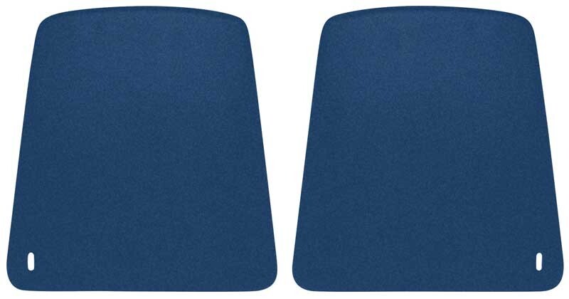 1967-69 Camaro, Firebird Bucket Seat Back Panels Dark Blue - Pair | eBay