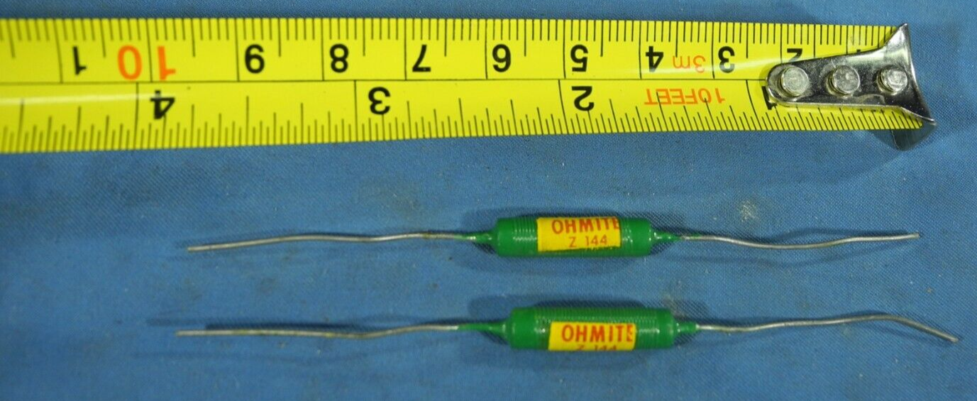 3) Z-144 Ohmite RF Plate Choke Fixed Inductor 1.8 uH 330 mOhms For ...