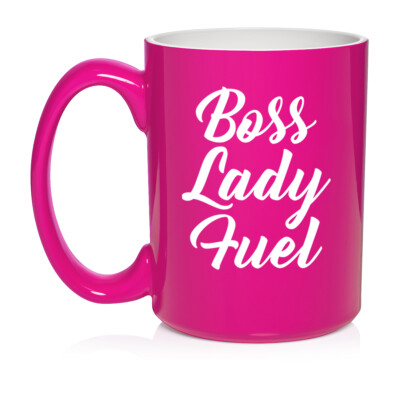 Ceramic Coffee Mug Cup Boss Lady Fuel | eBay