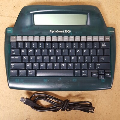 ALPHASMART 3000 Portable Word Processor w/USB Cord (Scrtchd Surface ...