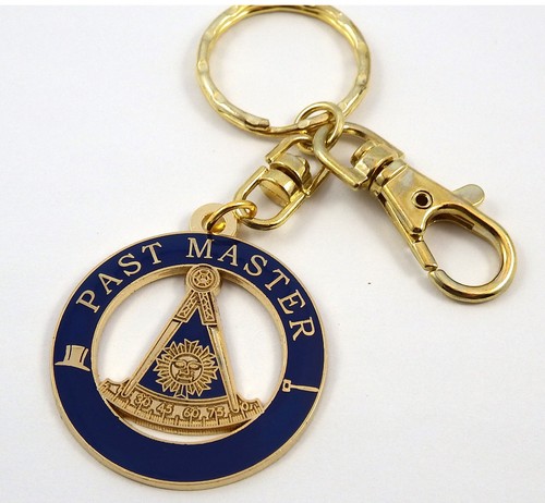 Mason Past Master Key Chain metal keychain w/ belt clip MAS102 | eBay