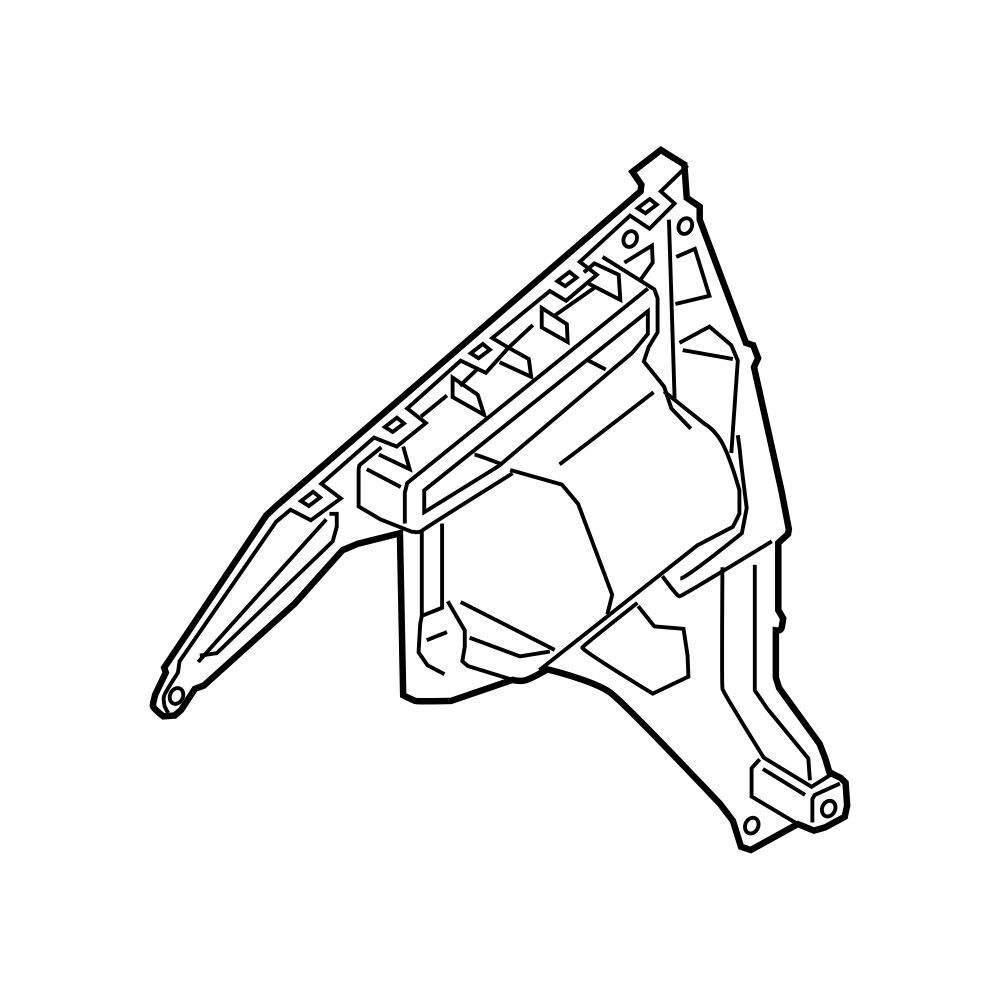 Genuine OEM Driver Left Inner Quarter Panel Bracket For BMW i3 i3s 2014 ...