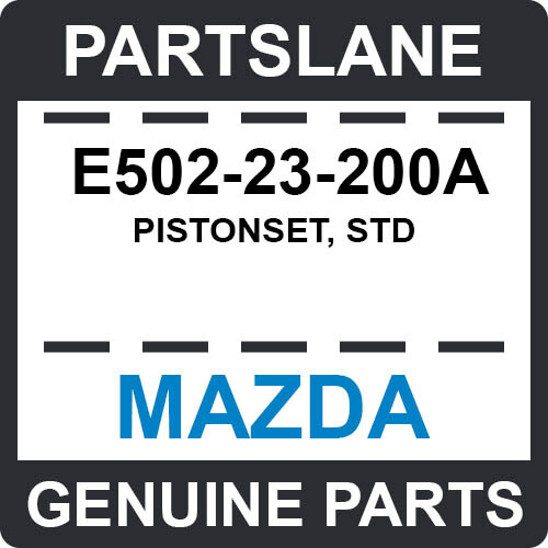E502-23-200A Mazda OEM Genuine PISTONSET, STD | eBay