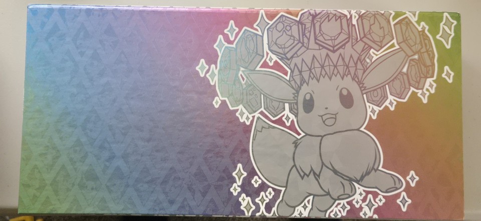Pokémon TCG: Prismatic Evolutions SPC Eevee Deck Box And Play Mat New ...