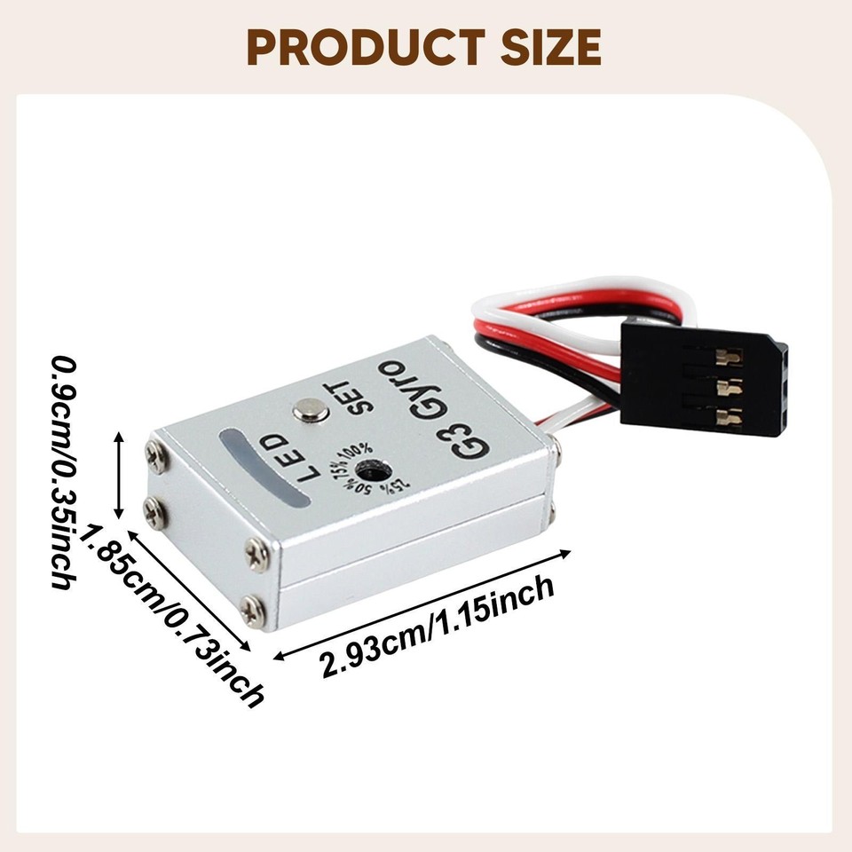 RC Car Gyroscope Sensitivity Adjustable Stability Durability Easy ...