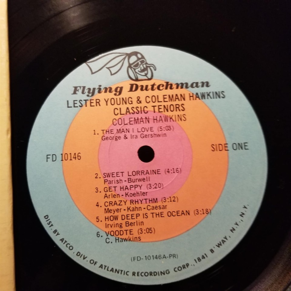 Lester Young & Coleman Hawkins ~ Classic Tenors ~ 1971 Flying Dutchman ...