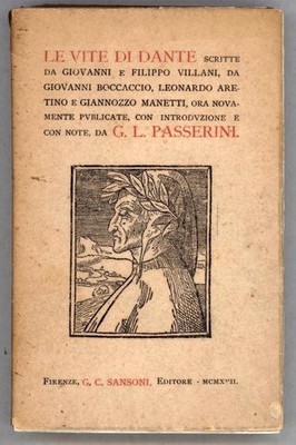 Giovanni Villani, Filippo Villani / Le Vite di Dante = The Life of ...