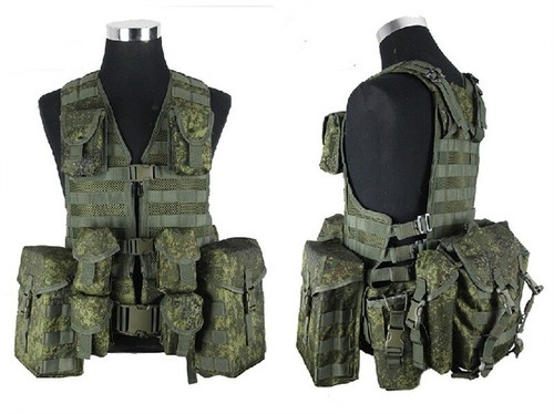 Russian 6sh117 Tactical Vest Molle Bags PKM Full Set Combat Equipment ...