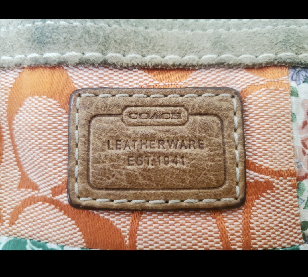 Coach Pastel Patchwork Purse - Gem