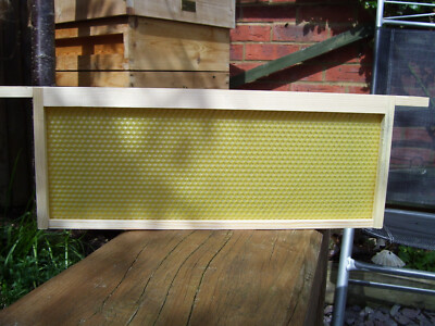 SN1 National/WBC Frames with Wired Beeswax Foundation. Assembled. Qty ...