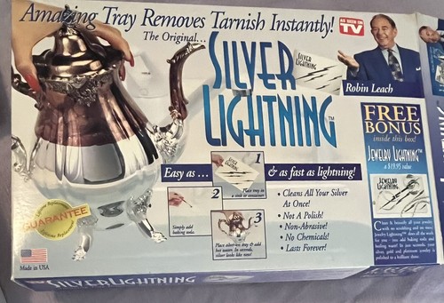 Silver Lightning Jewelry Cleaner Tarnish Remover As Seen on TV Gold ...