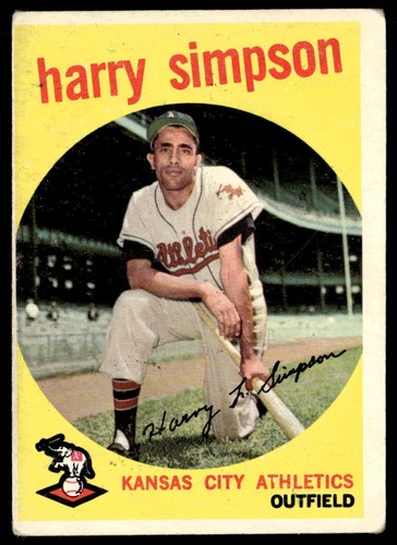 1959 Topps #333 Harry Simpson Baseball | eBay