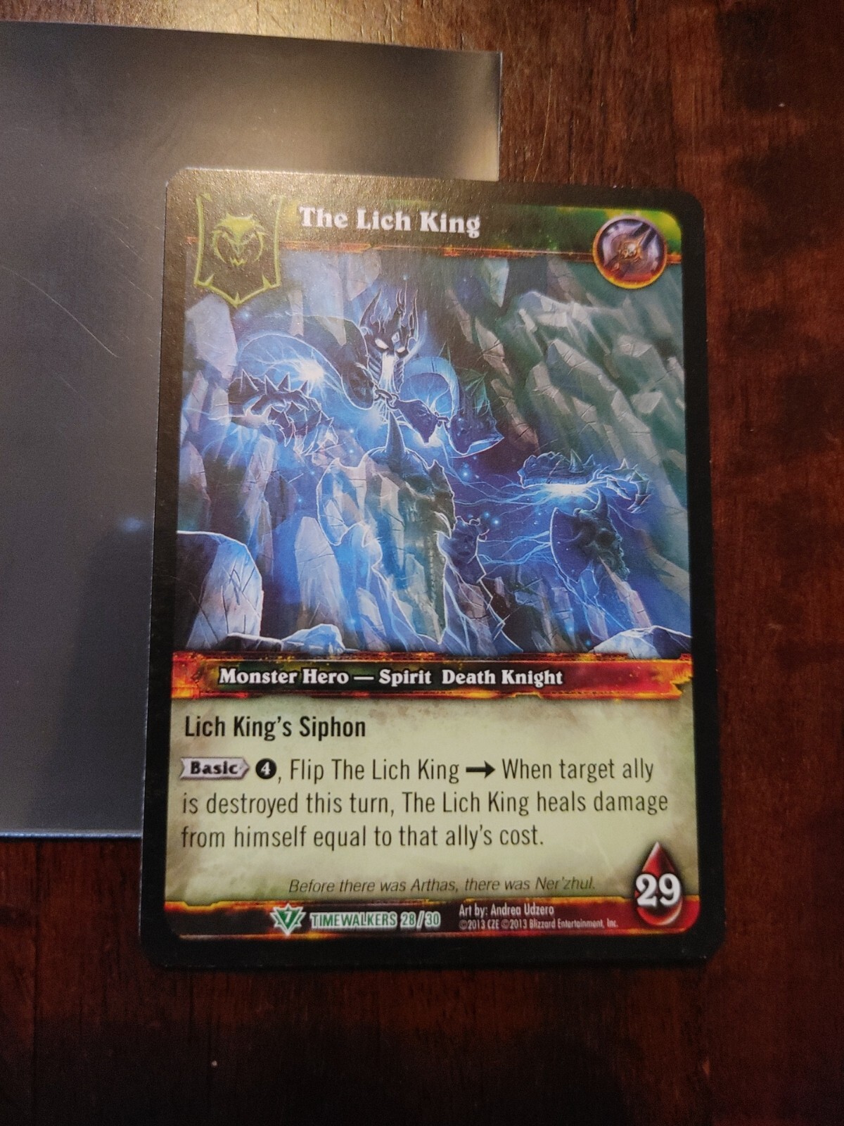 World of Warcraft TCG The Lich King Spirit Death Knight WoW Monster ...