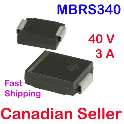 10/50/100 pcs MBRS340 40V 3A Schottky Rectifier Diode SMD DO-214AB ...