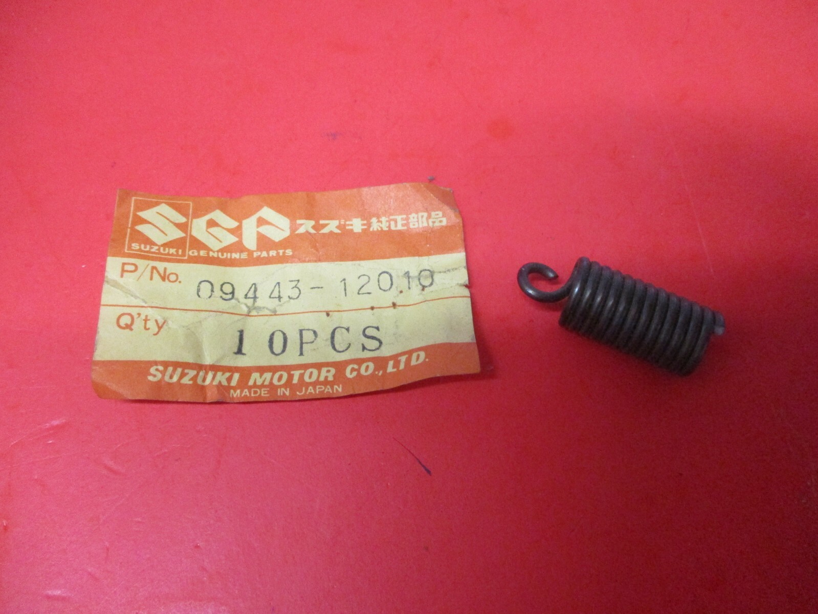 NOS NEW OEM ORIGINAL SUZUKI TM250 T125 TM125 SPRING 09443-12010 | eBay