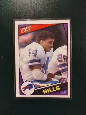 1984 Eugene Marve Bill's Topps Card 28 Free Shipping | eBay