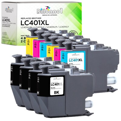 For Brother LC401XL High Yield Ink Cartridge MFC-J1010DW J1012DW ...