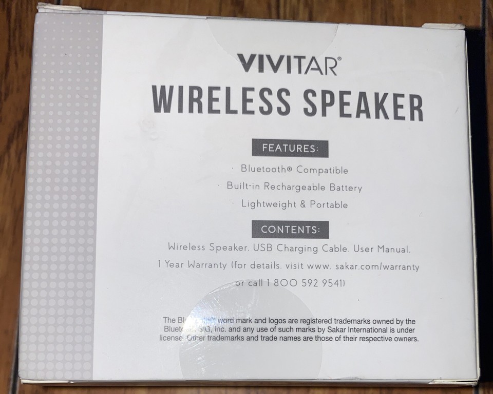 Vivitar Retro Radio Wireless Speaker Bluetooth in White | eBay