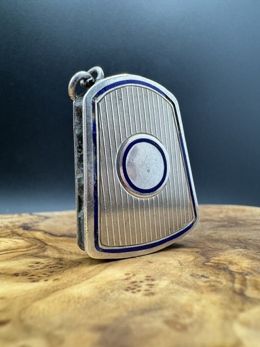 Vintage Art Deco Enamel Sterling Silver 935 Emil Brenk EB Lighter: As ...