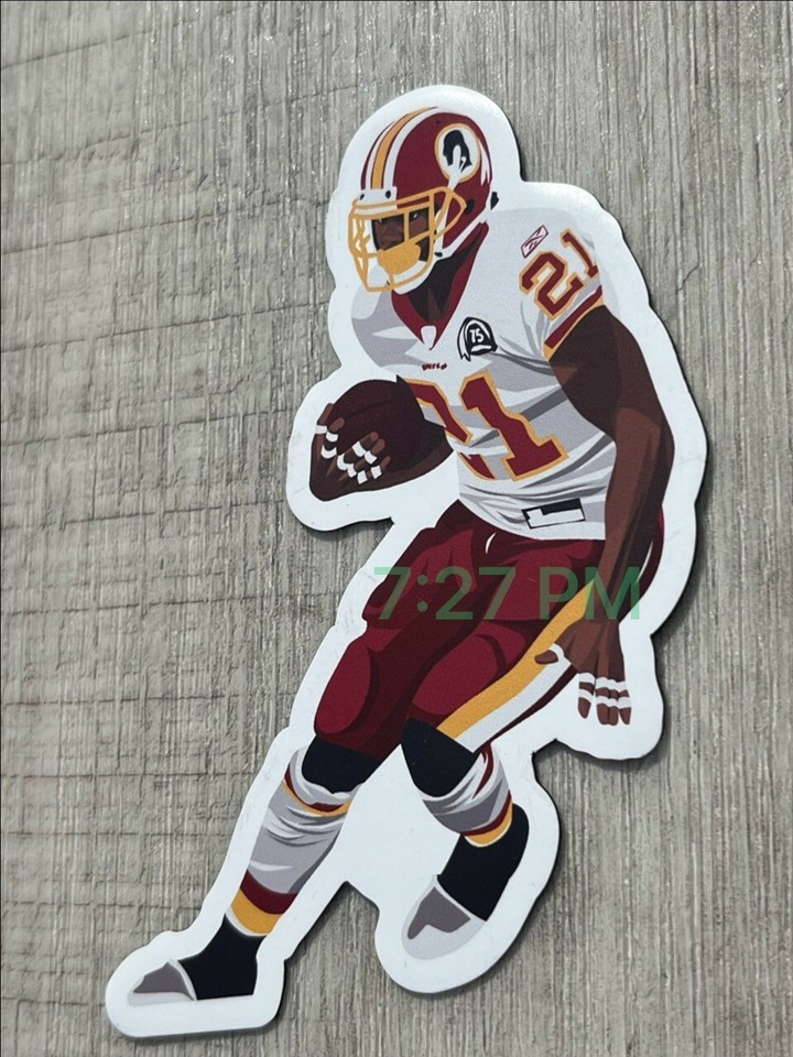 GARY Clark #84 (STICKER)- Washington Redskins Great Die Cut Vinyl NFL ...