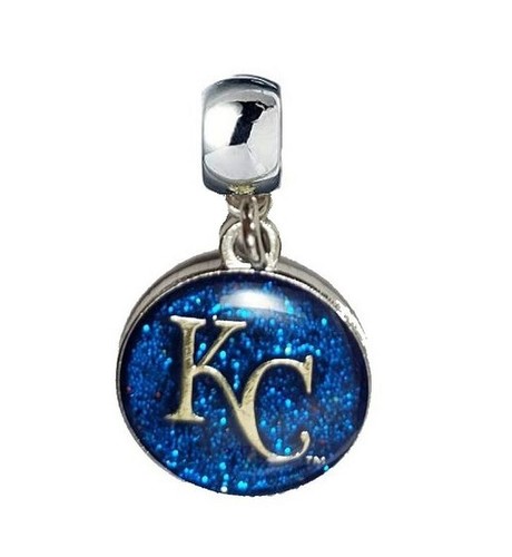KC KANSAS CITY ROYALS BASEBALL CHARM SLIDE PENDANT FOR NECKLACE ...