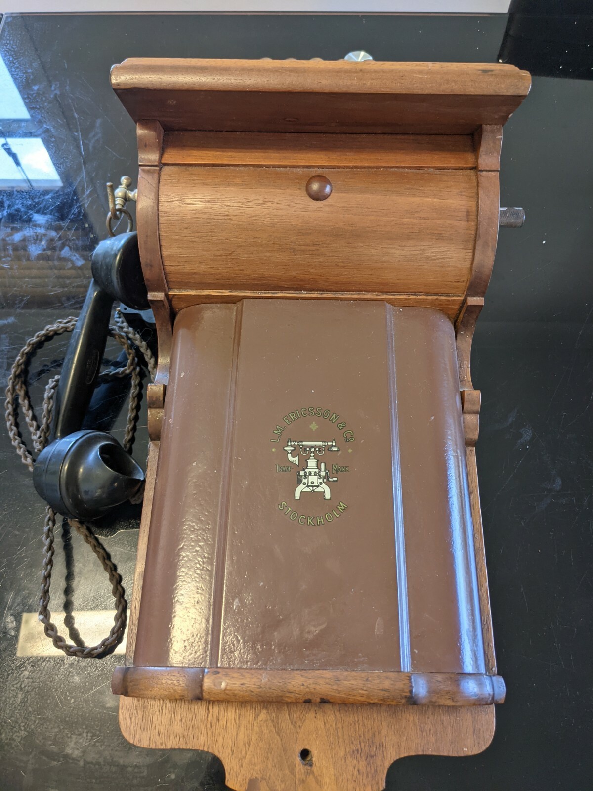 ANTIQUE LM ERICSSON WALL PHONE Telephone *BEAUTY!* -RARE- L.M. | eBay ...