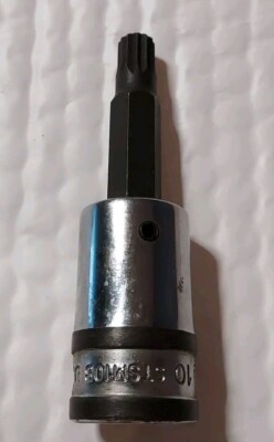 Snap On STSM10B 1/2" drive 10mm triple square / spline socket | eBay