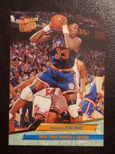 1992-1993 FLEER ULTRA PATRICK EWING NBA Basketball card New York Knicks ...