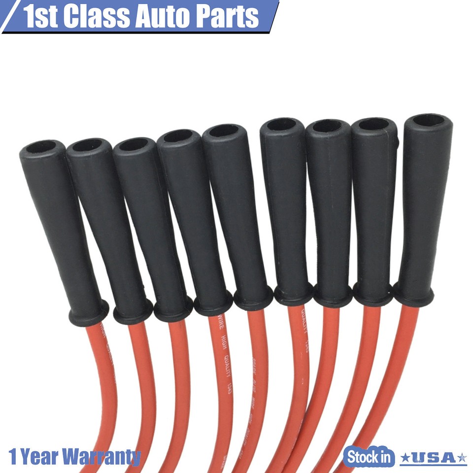 Easy Installation Wires 8mm HEI Style Spark Plug Wire Set For BBC 454 ...