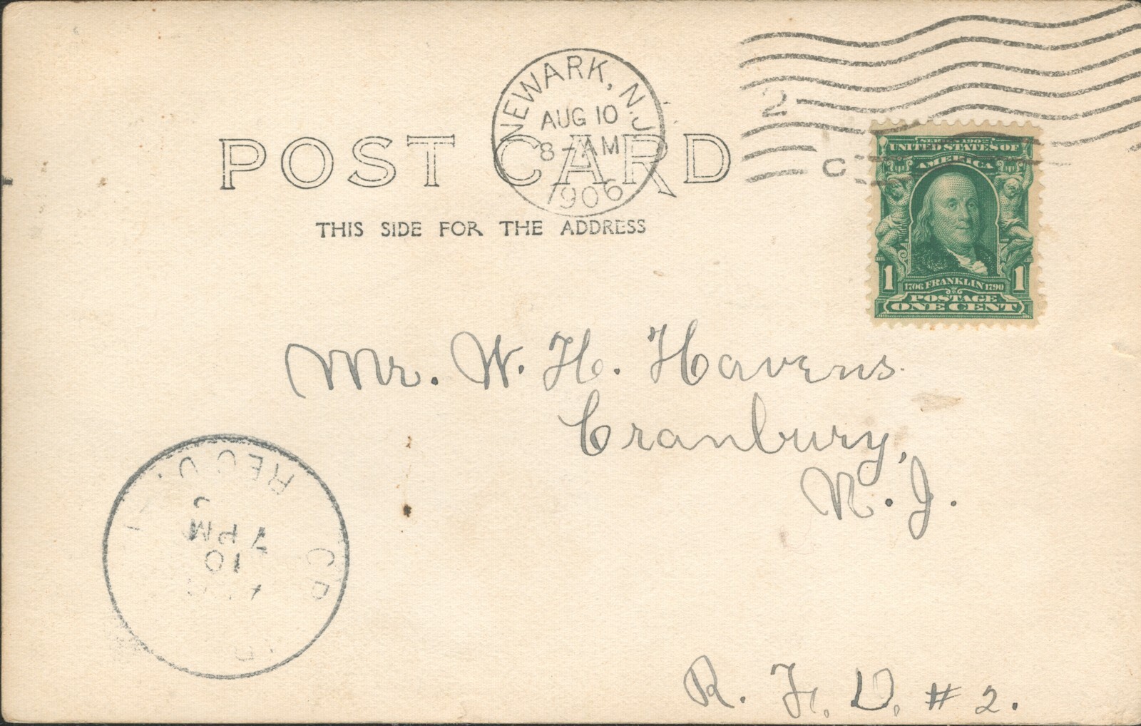 Union Transportation Company Cream Ridge NJ Upper Freehold Twp RPPC 8 ...