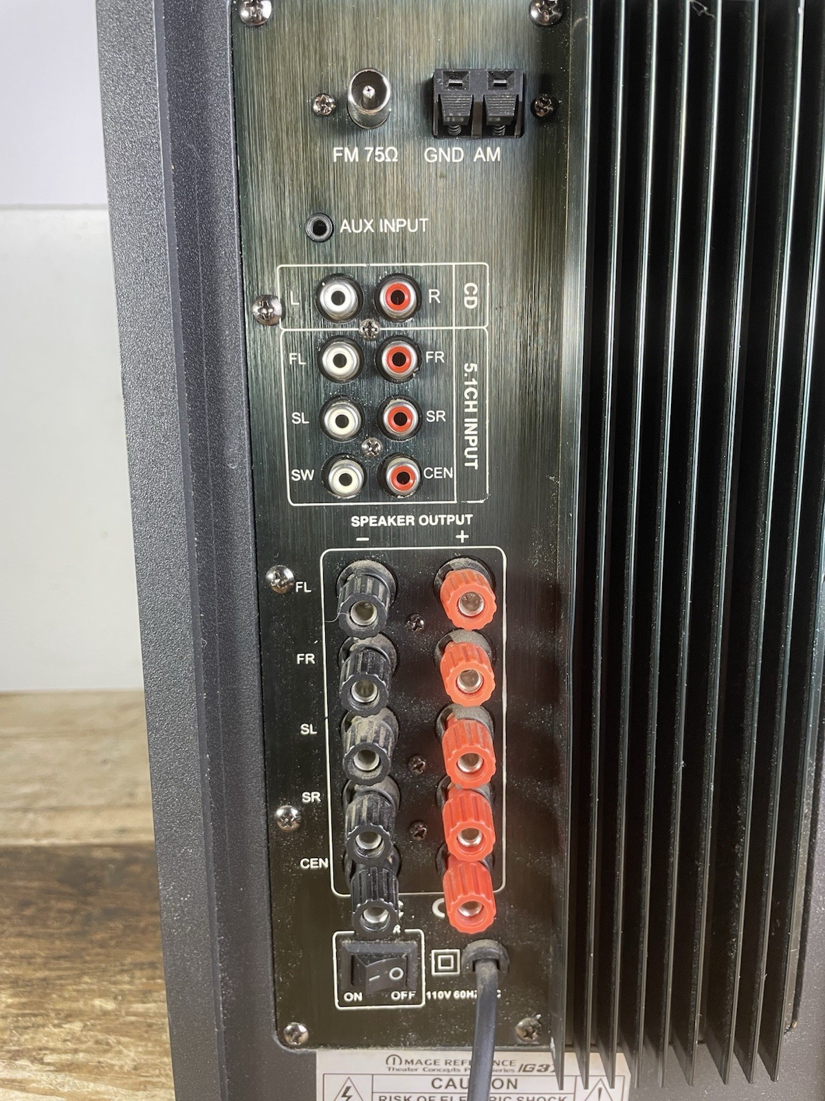 IG37 Powered Subwoofer Deep Bass Home Theater Audio Speaker System | eBay