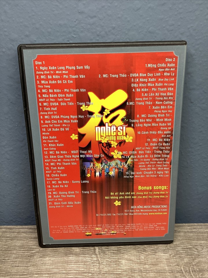 Vietnamese DVD - NGHE SI MUNG XUAN - 2 DVDS - RARE SEE ALL PICS - Mua ...