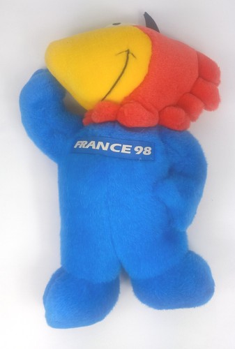 Footix France World Cup 1998 Plush 9" Stuffed Toy Doll Football FIFA | eBay