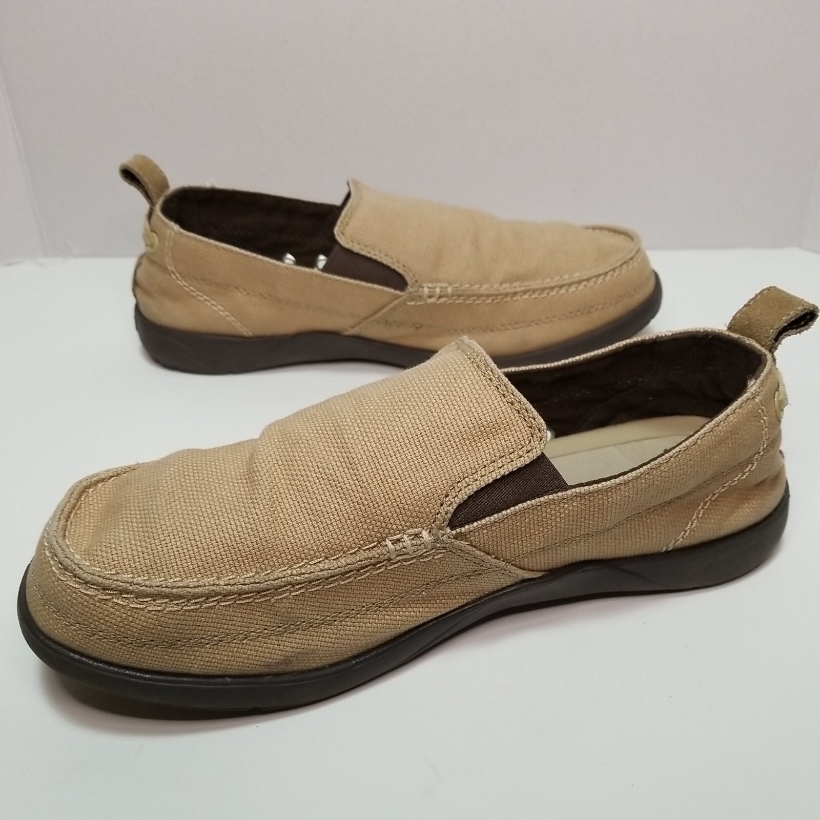 Crocs Walu Canvas Slip On Loafers Boat Shoes 11270 M… - Gem