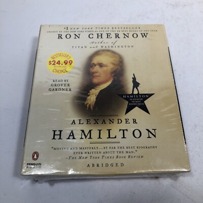 ALEXANDER HAMILTON Ron Chernow AUDIOBOOK CDs Audio book NEW biography ...