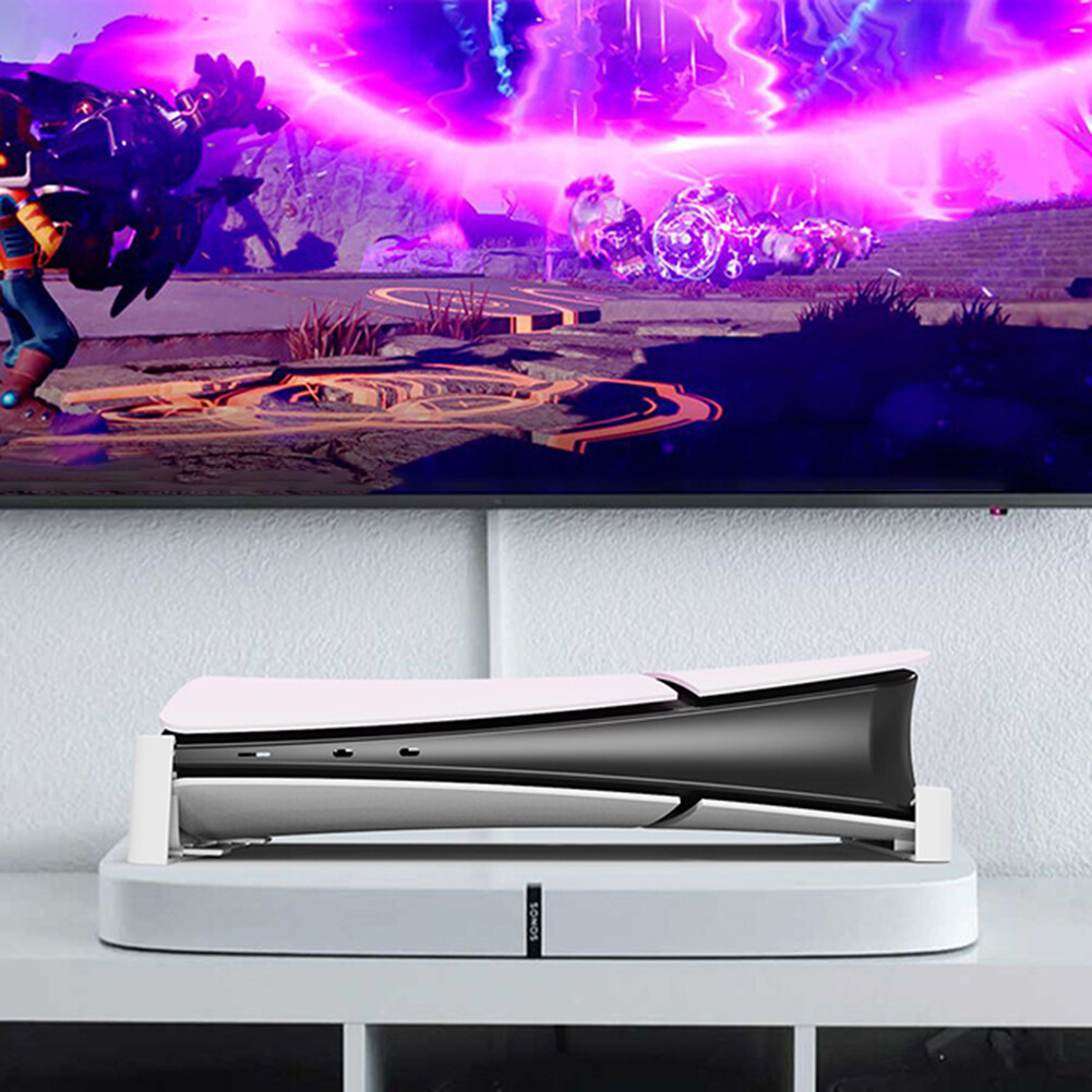 Horizontal Stand Space Saving Base Stand Holder for PS5 Slim Console ...
