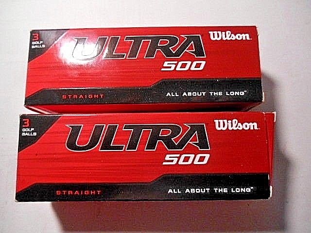NEW WILSON ULTRA 500 GOLF BALLS - 2 PACKS OF 3 - QTY OF 6 BALLS | eBay