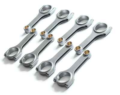 H Beam 6.125" 2.100" .927" 4340 Connecting Rods For LS LS1 Chevy Camaro ...