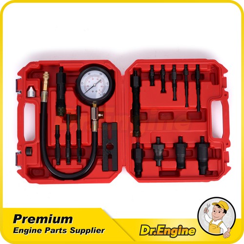 18pcs Diesel Engine Cylinder Compression Tester Pressure Test Tool Kit ...